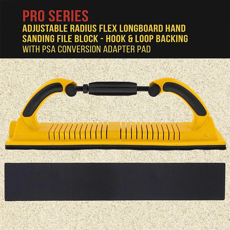 Adjustable Radius Flex Longboard Hand Sanding File Block Hand Grinder ...