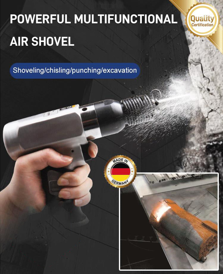 Impact Derusting Pneumatic Chisel Vibrating Air Pick Spade Blade Derus ...