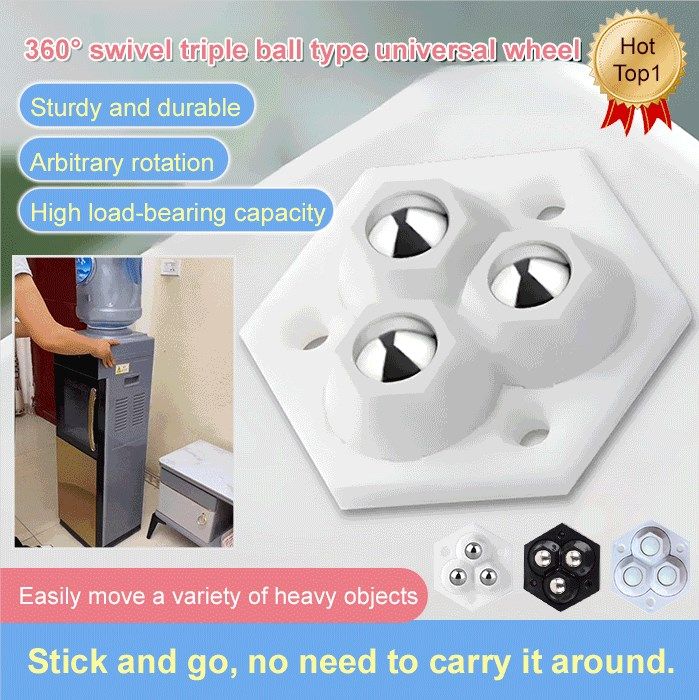 360° Rotating 3-ball Casters – ahtopmall